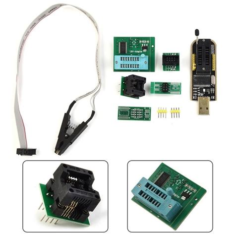 Fast Delivery CH341A 24 25 Series EEPROM Flash BIOS USB Programmer SOIC8 Chip IC Adapters