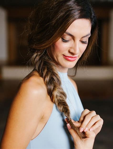 Hair Tutorial Romantic Side Fishtail Braid Fish Tail Braid Hair Styles Fish Tail Side Braid