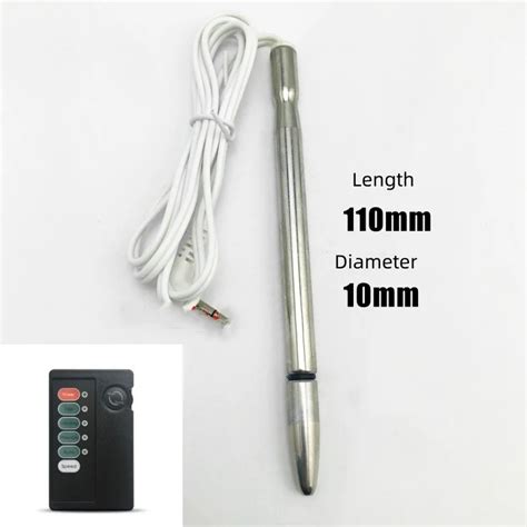 Electro Sex Ribbed Urethra Sound Probe