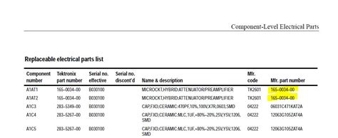 Tektronix Ths710a Voltage Offset And Batteries Page 1
