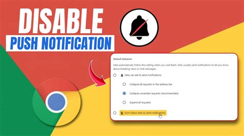 How To Disable Browser Push Notifications In Chrome Turn Off Browser Push Notifications YouTube