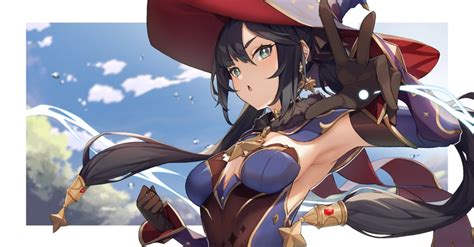 Mona Genshin Impact Drawn By Kouda Hayato E Gis Danbooru