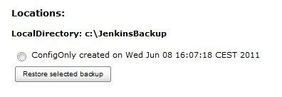 Periodic Backup Jenkins Plugin