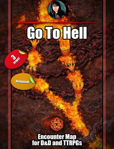 Go To Hell Foundry VTT Support Animated MP4 WEBM Angela Maps