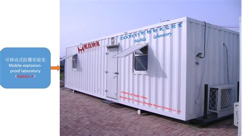 Supply Mobile Explosion Proof Laboratory Wholesale Factory Dooway Shanghai Precision