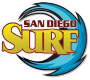 San Diego Surf Logo Primary Logo American Basketball Association