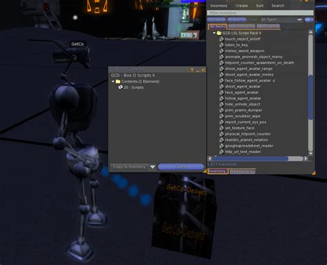 Second Life Marketplace Gcd 20 Essential Scripts Ii Boxed