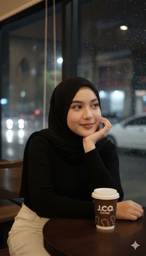 Firman Edit Foto Ini Sedang Berada Di Kopi Shop Jco Dengan