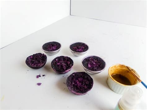 Geode Bath Bombs Recipe Homemade Black Bathtub Fizz