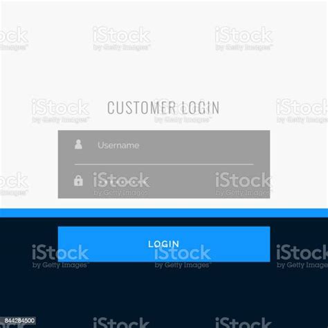 웹 또는 응용 프로그램 프로젝트에 대 한 플랫 로그인 양식 서식 파일 디자인 0명에 대한 스톡 벡터 아트 및 기타 이미지 0명 가입서 그래픽 사용자 인터페이스