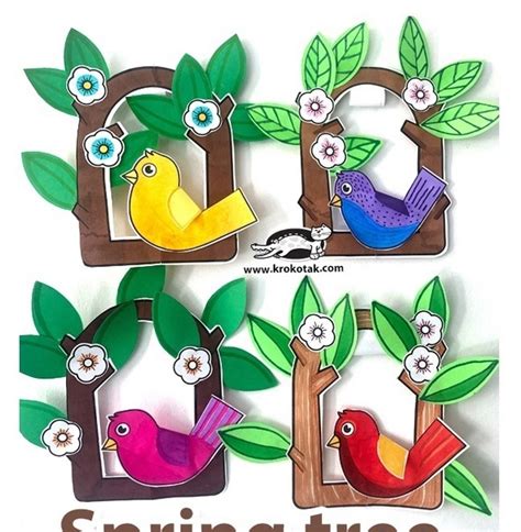 Весенняя поделка шаблон 2025 СУНДУЧОК для воспитателей и родителей ВКонтакте