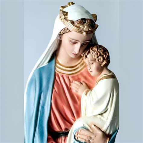 Queen Mary Statue Mother Of God And Queen Of Heaven