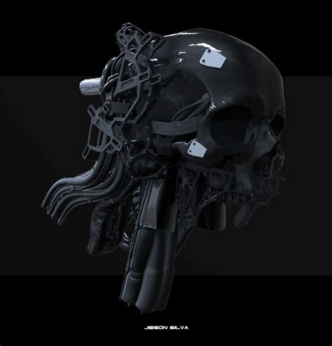 Techno Skull Concept Zbrushcentral