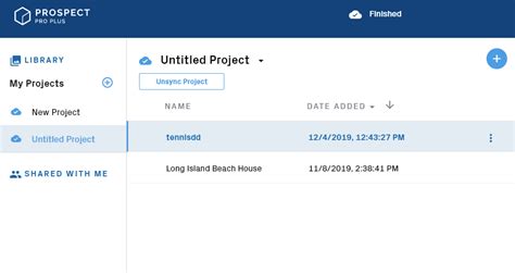 projects and syncing irisvr