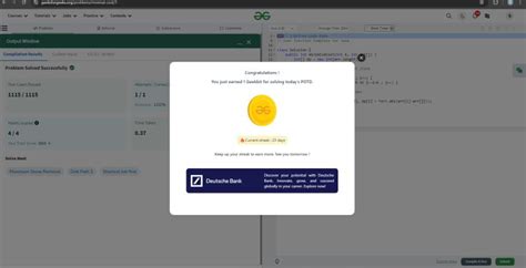 Geekstreakchallenge Geeksforgeeks Problemoftheday Minimalcost