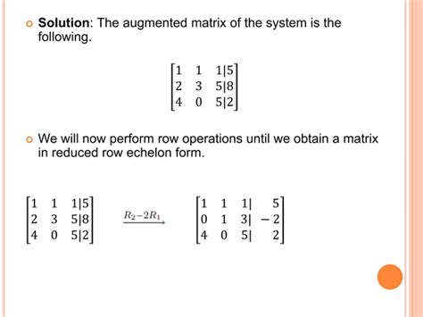 Gauss Jordan And Guass Elimination Method PPT