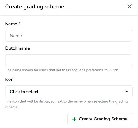 Managing Grading Schemes Help Center