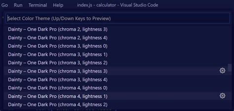 VS Code Themes For Your Development Environment