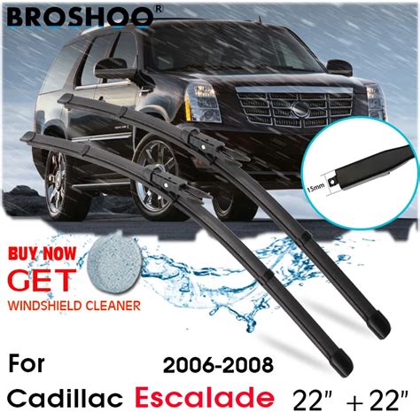 자동차 와이퍼 블레이드 프론트 윈도우 윈드 쉴드 와이퍼 블레이드 캐딜락 에스컬레이드 용 자동차 액세서리 22 22 2006 2008차량 앞유리용 와이퍼