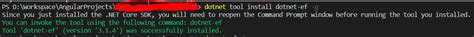Dotnet Ef Could Not Execute Because The Specified Command Or File Was Not Found · Issue 19861