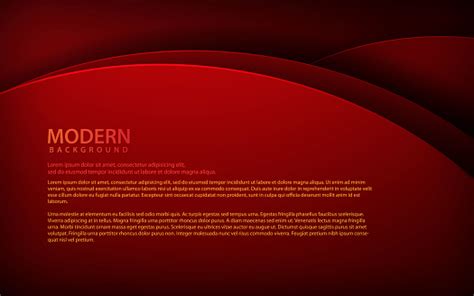 Red Overlap Dimension Background Modern Overlap Layer Design With Metallic Concept Stock