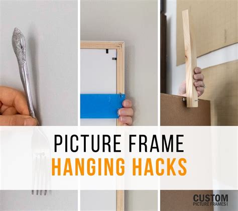 Picture Frame Hanging Hacks Tips Tricks From The CustomPictureFrames Com Blog