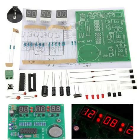 Diy Kit 31 Digital Clock Kit Using Seven Segment Displays 54 Off