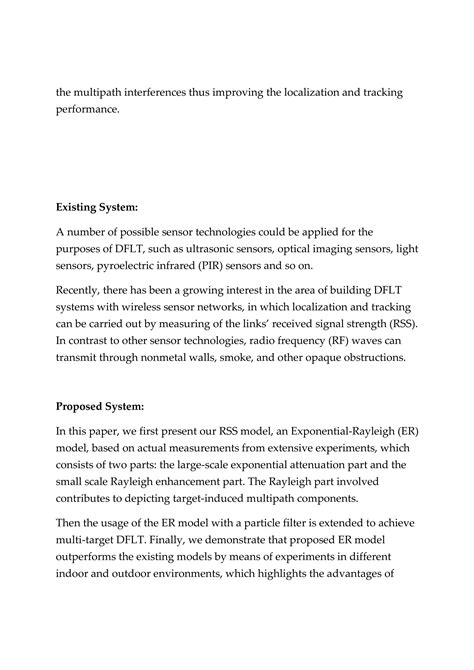 an exponential rayleigh model for rss based device free localization
