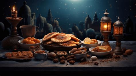 Ramadan Concept With Arabic Food Background Ramadan Food Ramadan