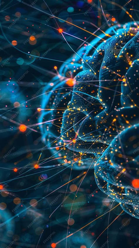 Premium Photo Abstract Digital Human Brain Neural Network Science Technology Concept