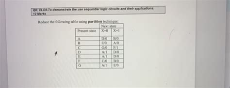 Solved Q6 Clos To Demonstrate The Use Sequential Logic