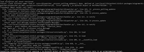 Resolved Soundfilelibsndfileerror Error Opening File Contains Data In An Unimplemented