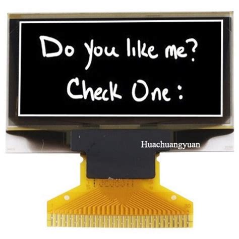 Oled Display For Handheld Devices 1 3 Monochrome With Wide Temperature Range Oled Display