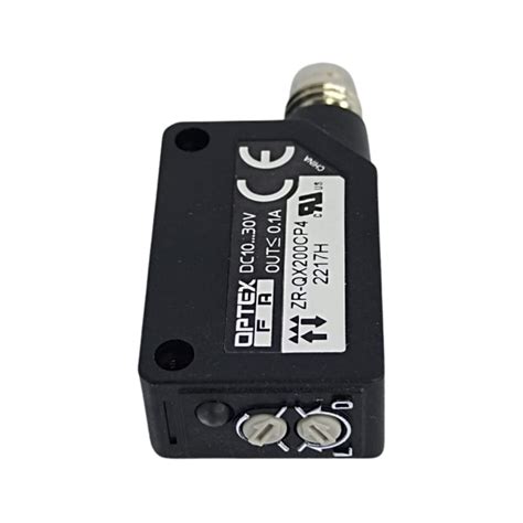 Sensor Fotoelectrico Optex Zr Qx200cp4 Conexión Industrial