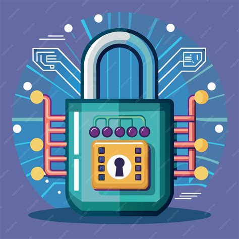 Digital Cyber Safety Or Security Encryption Concept Code Numbers On Combination Pad Lock On