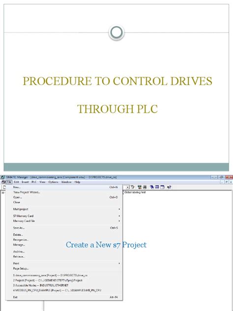 Procedure To Control Drives From Plc Pdf Programmable Logic Controller Parameter Computer