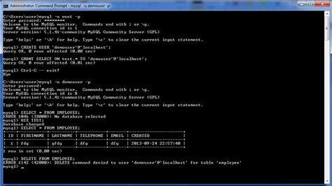 Mysql Managing Users From Console Howtodoinjava