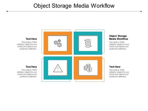 Object Storage Media Workflow Ppt Powerpoint Presentation Icon Deck Cpb Presentation Graphics