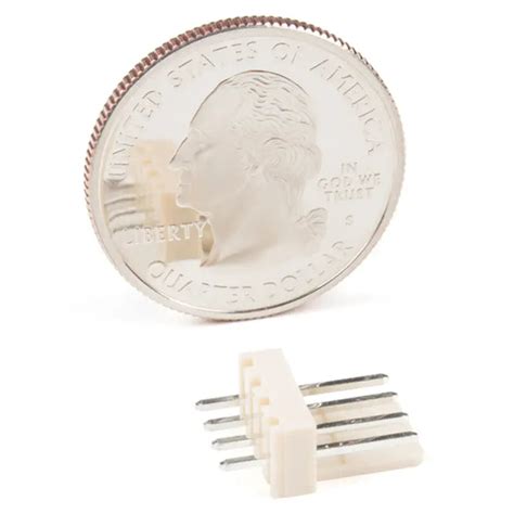 sparkfun polarized connectors header 4 pin robotshop
