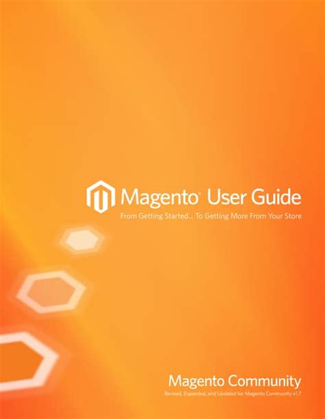 Magento Community User Guide Pdf