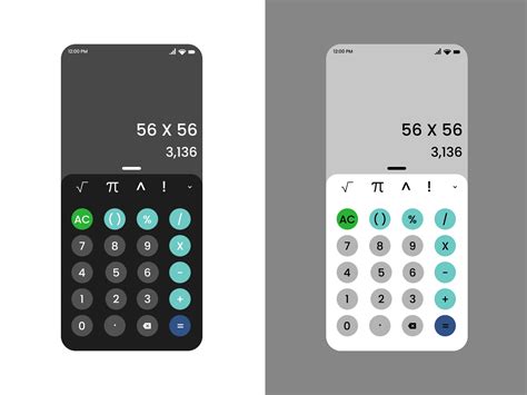 Calculator Ui By Julius Alvin On Dribbble