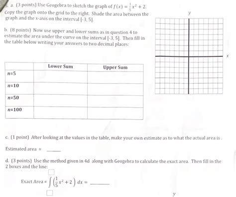 Solved A Points Use Geogebra To Sketch The Graph Of Chegg