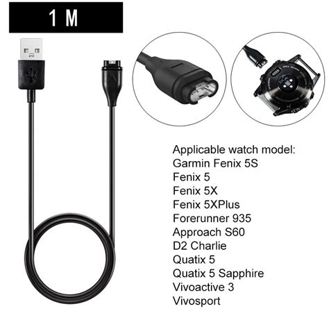 Usb Oplaadkabel Cord Dock Charger Voor Garmin Vivo Grandado