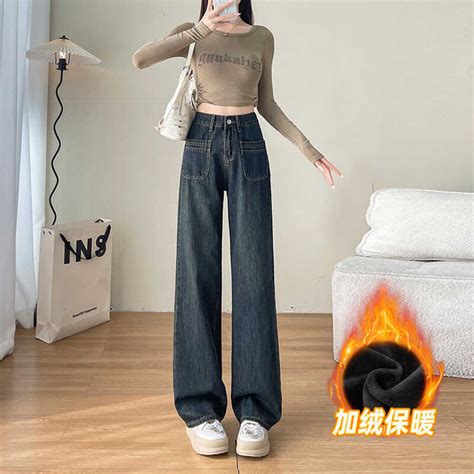 Cement 2 Gray Narrow Version Wide Leg Pants For Womens Autumn And Winter New Item Korean Versio