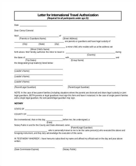 Free 42 Blank Authorization Forms In Pdf Excel Ms Word