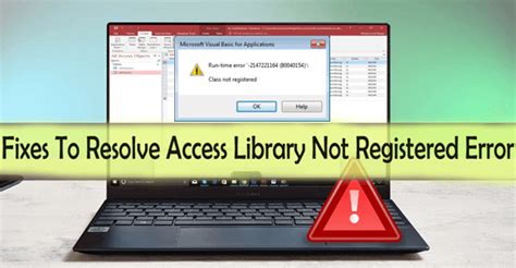 Fixed Access Automation Error Library Not Registered 2147319779