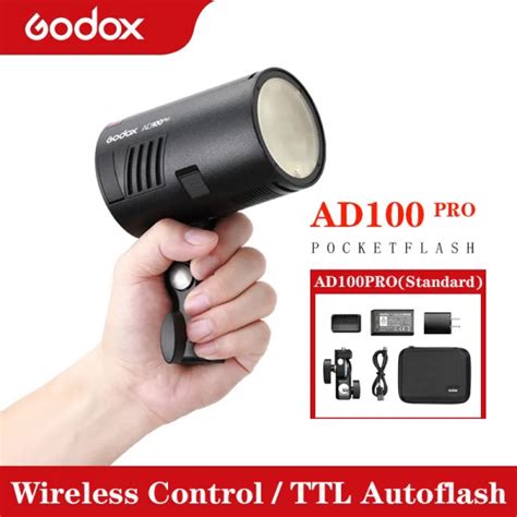 Уличная вспышка Godox AD100Pro 100 Вт TTL 2,4G HSS Освещение для ...