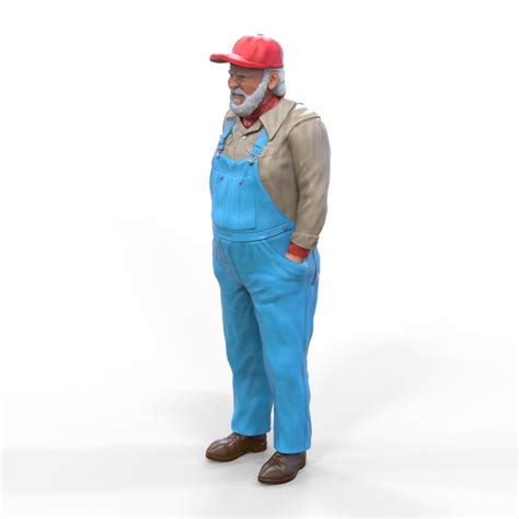 3d Printable N4 Uncle Jesse Dukes Of Hazzard By 3dp Miniatures