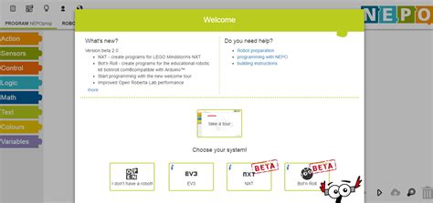 Open Roberta Lab 的 Nepo 2 0 支援 Ev3 Nxt 以及 Botn Roll｜探奇工作室 Touch Classroom