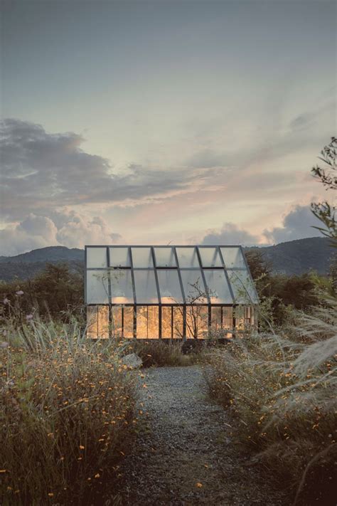 Glass House Design Contemporary Greenhouse Minimalist Greenhouse